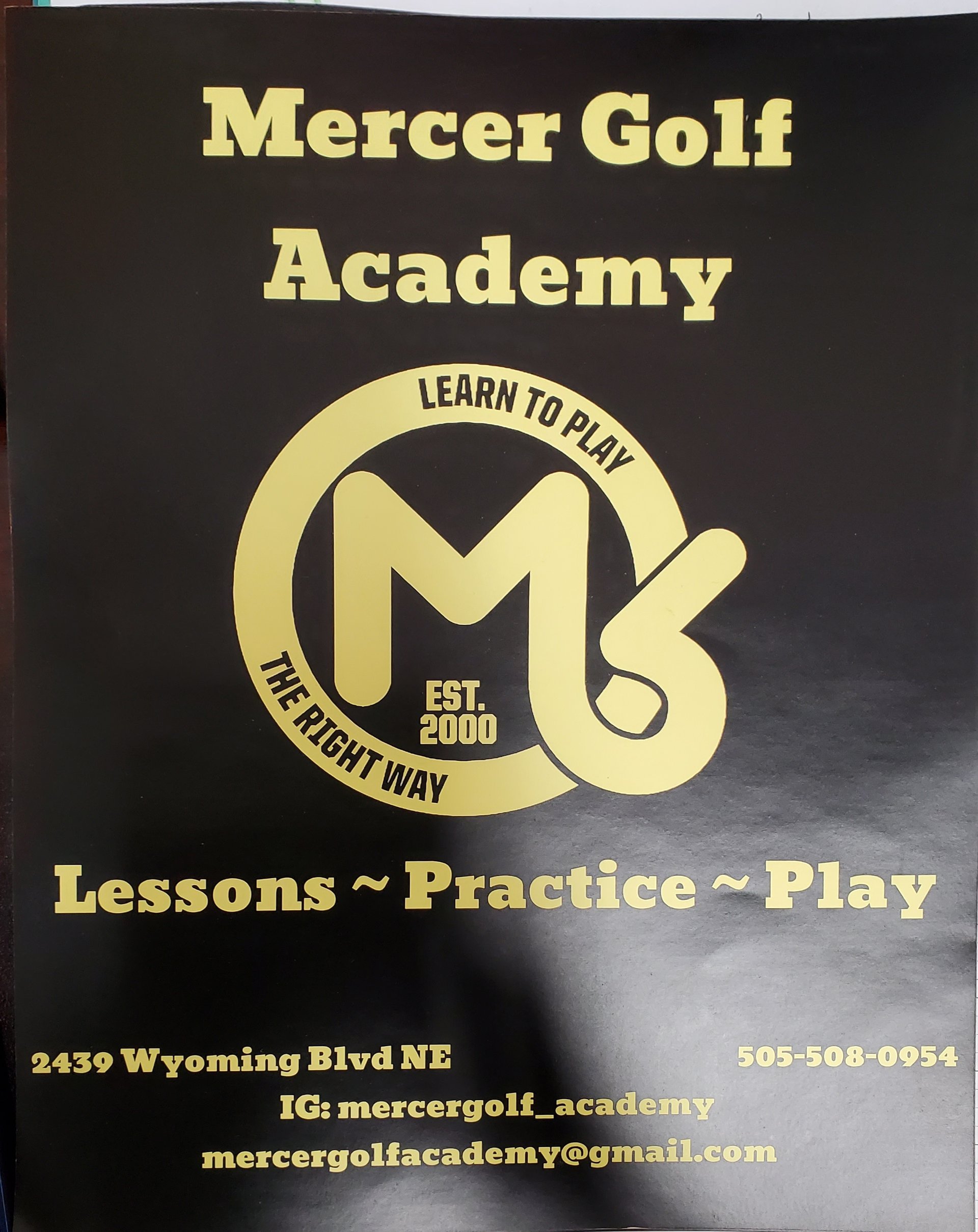 Services | mercergolfacademy.com